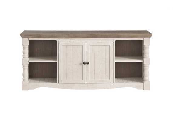 Willowton Whitewash Large TV Stand - Lexington Overstock Warehouse