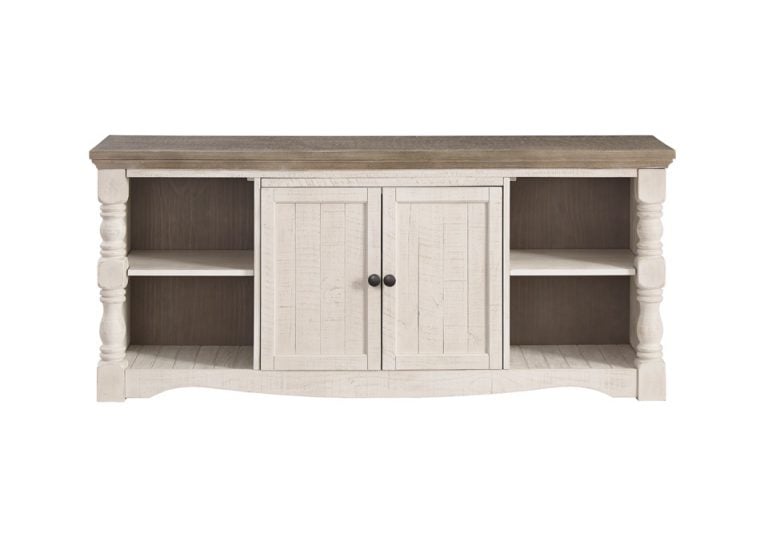 Willowton Whitewash Large TV Stand - Lexington Overstock Warehouse
