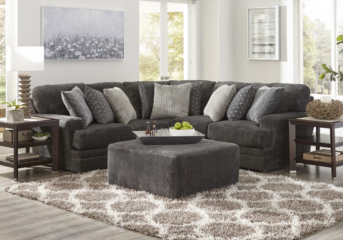 Mammoth Smoke 2pc LAF Chaise Sectional - Lexington Overstock Warehouse