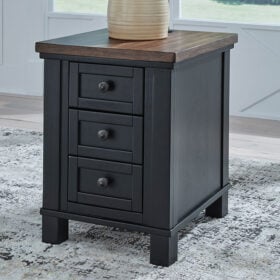 Wildenauer Two-Tone Chairside End Table - Lexington Overstock Warehouse