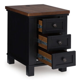 Wildenauer Two-Tone Chairside End Table - Lexington Overstock Warehouse